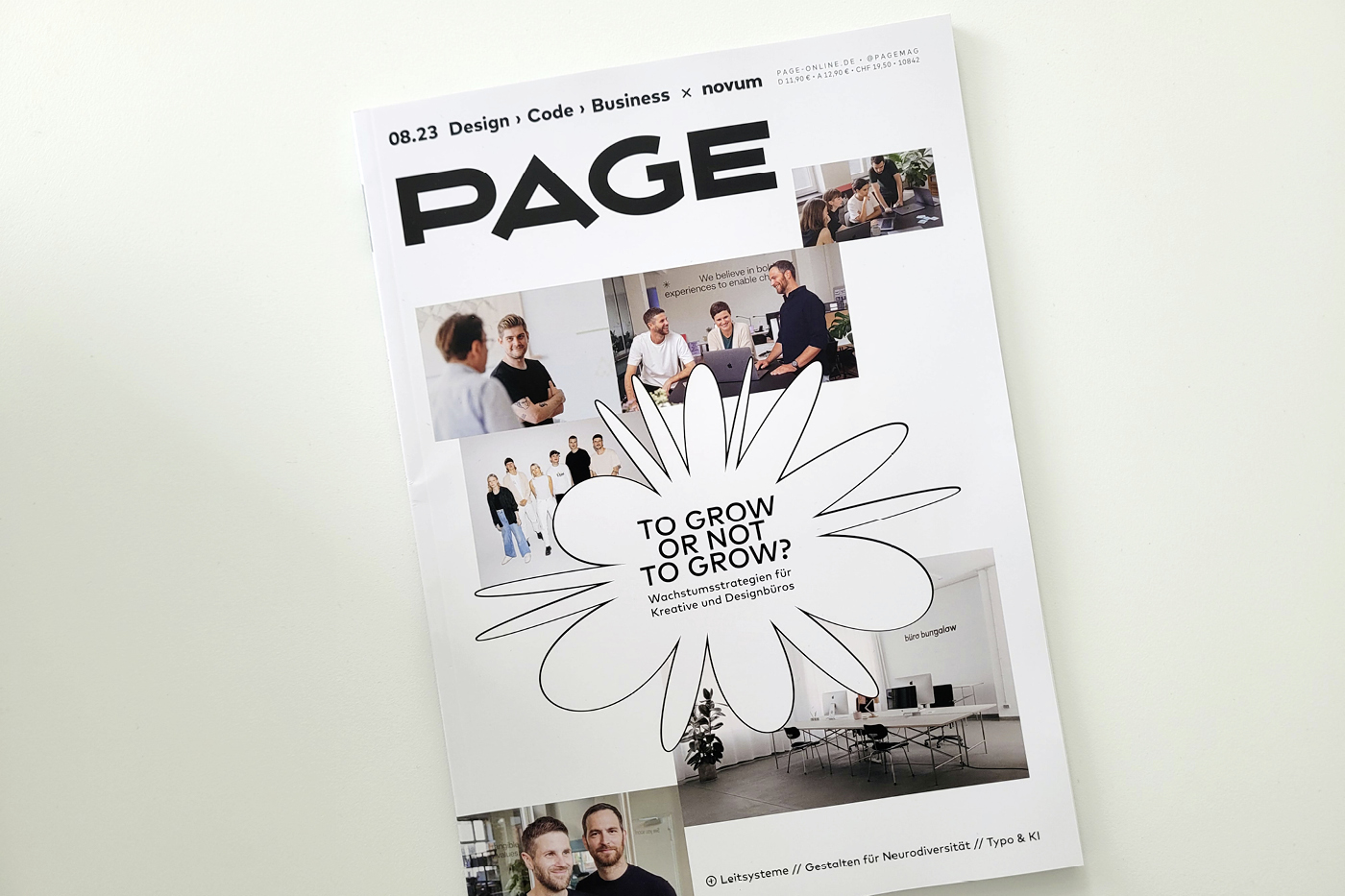 Telegraph Berlin featured in “PAGE”! | Studio Gourdin – Wayfinding ...